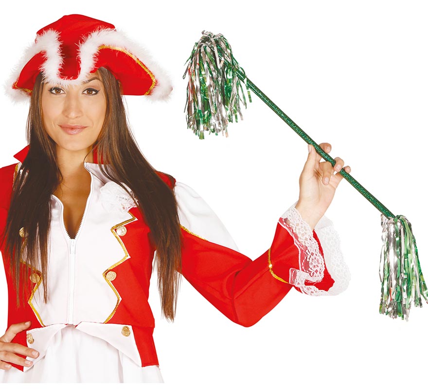 Bastone di majorette colori assortiti 60 cm
