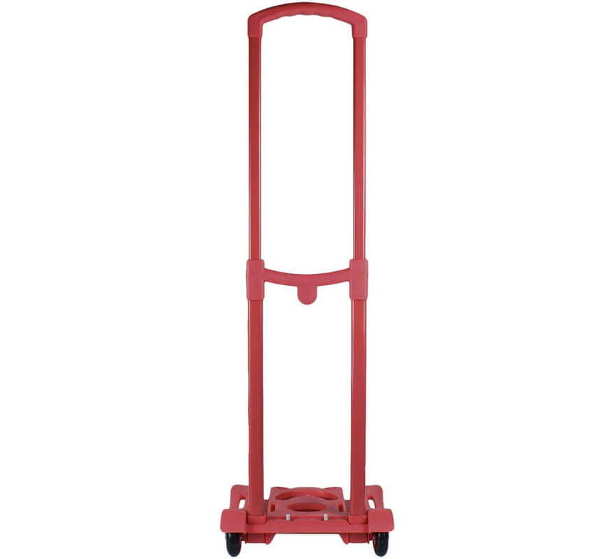 Carro Escolar Rojo para Mochila de 28x84x26 cm