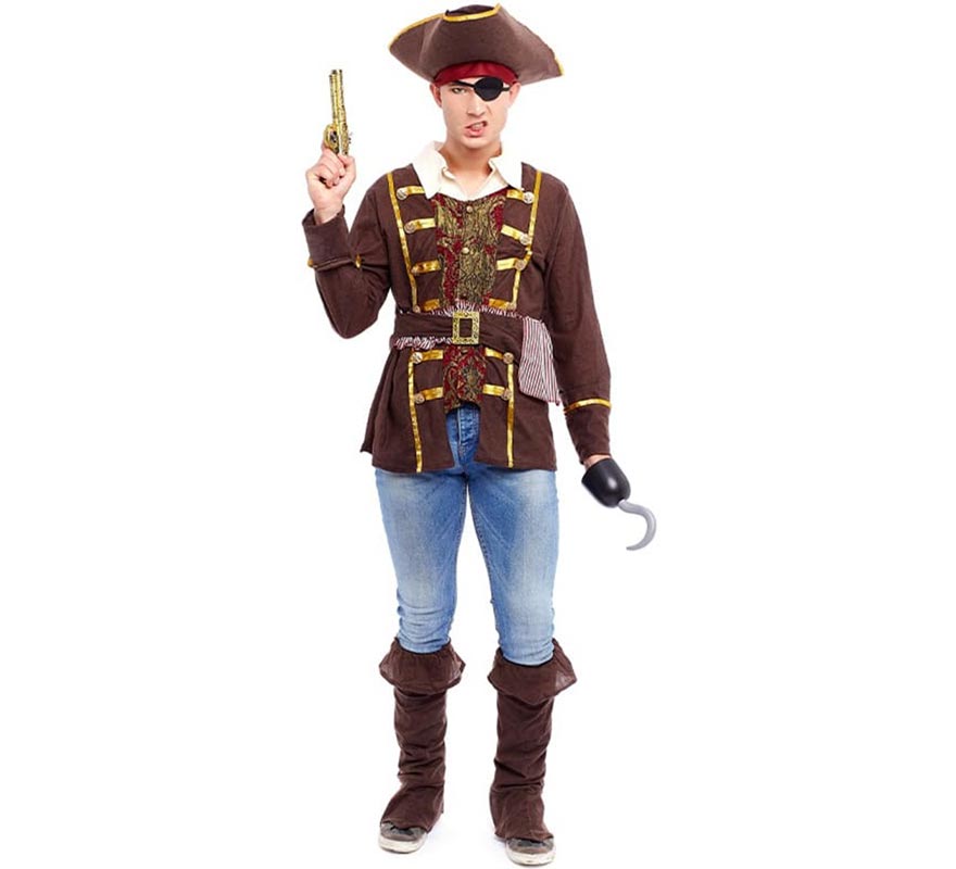 Costume da capitano pirata per uomo