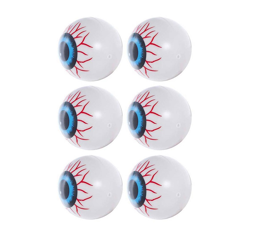 Pacote de 6 Olhos Aterrorizantes Decorativos