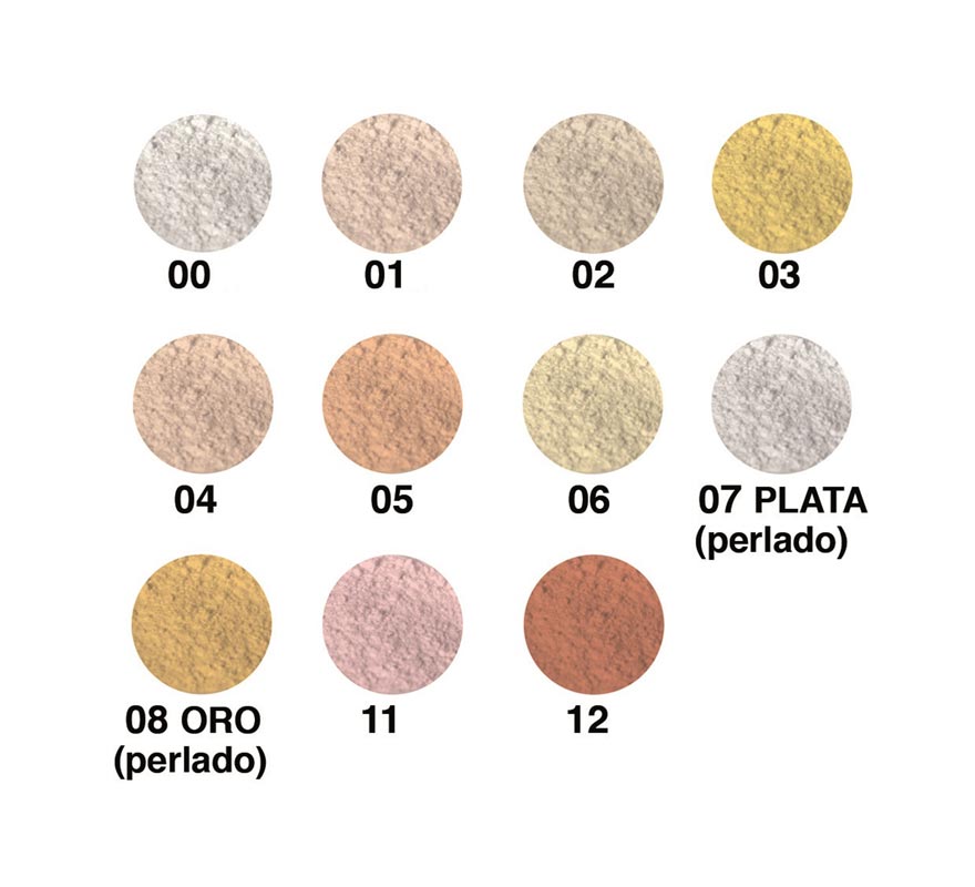 Colore Cipria Sciolta 08 50 g Oro