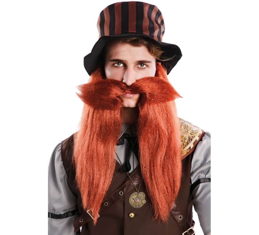 Barba Marrom Steampunk