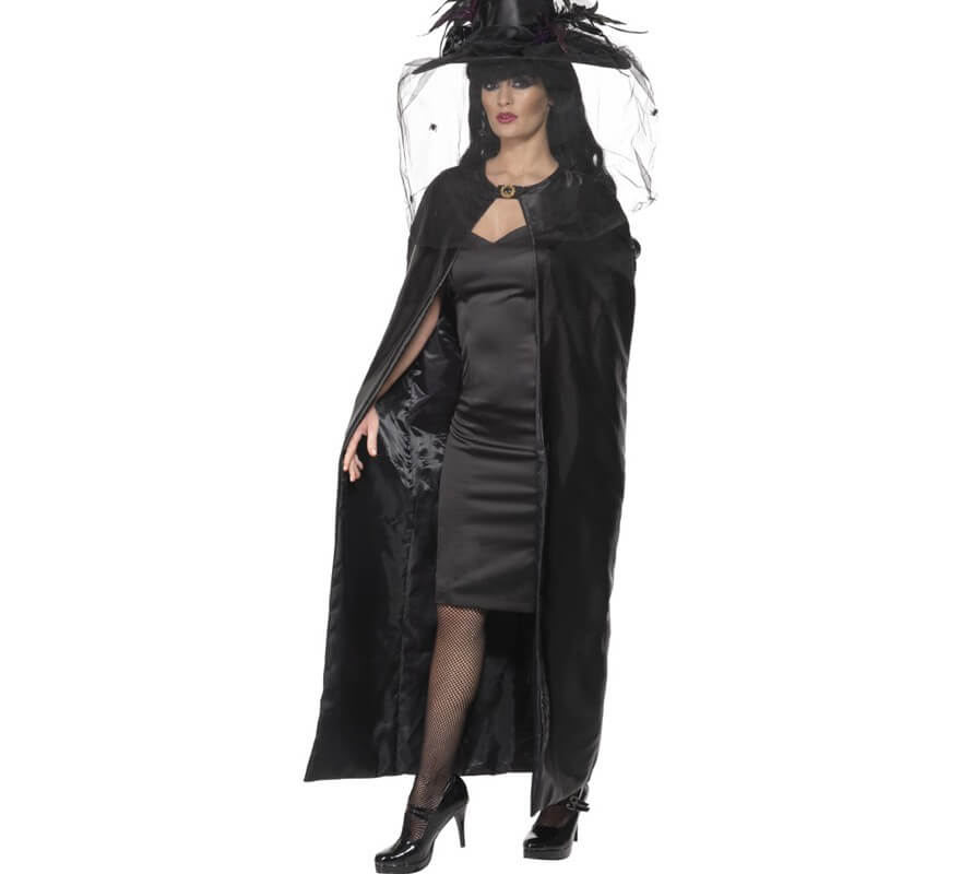 Capa De Bruja Deluxe Negra