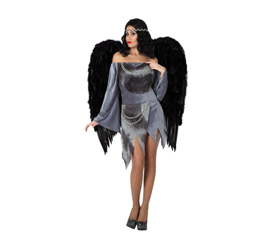 Disfraz De Ángel Negro Sexy Para Chicas Talla S