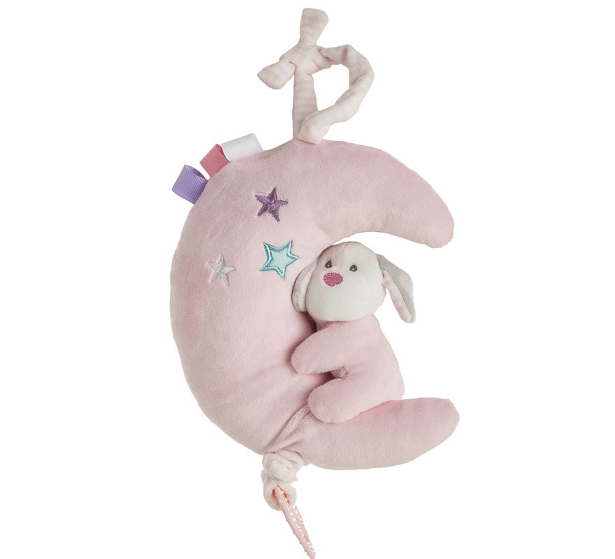 Lua com Cachorro Rosa 25 cm