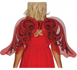 Ali d'angelo per bambini color oro 45 cm