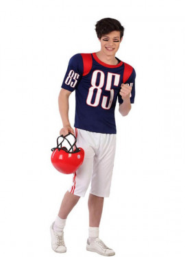 Boxer Costume bleu et rouge enfants