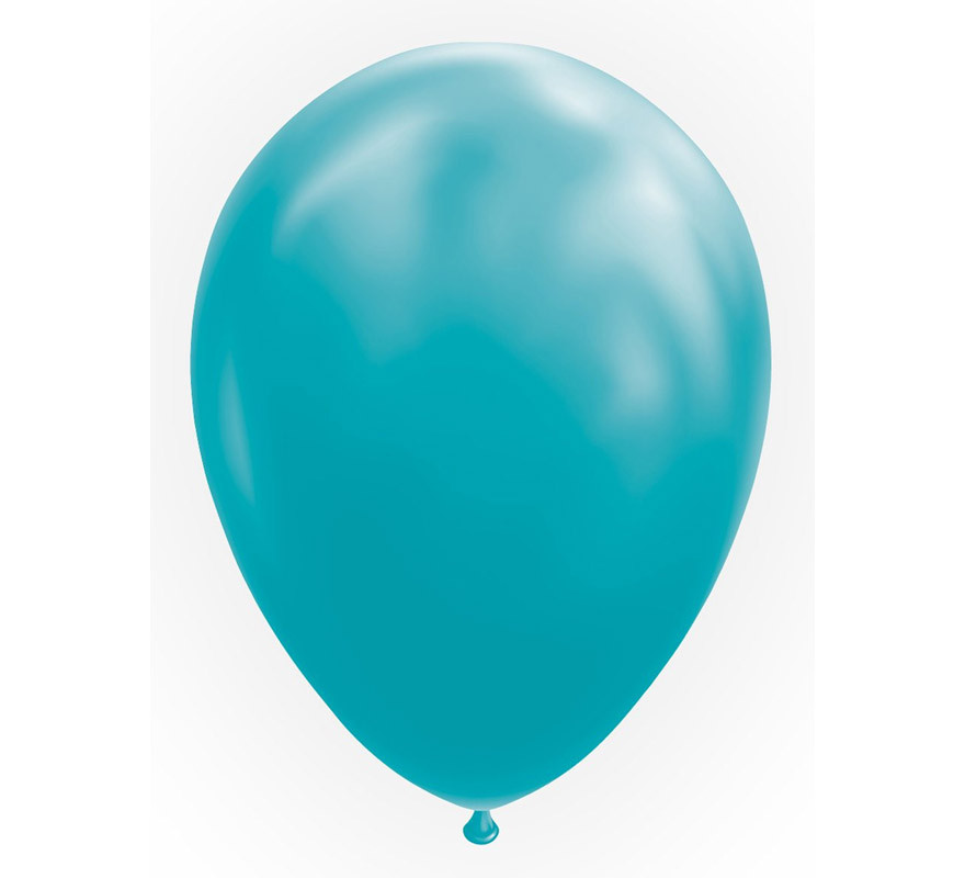 Pack de 25 Globos Color Turquesa de 30 cm