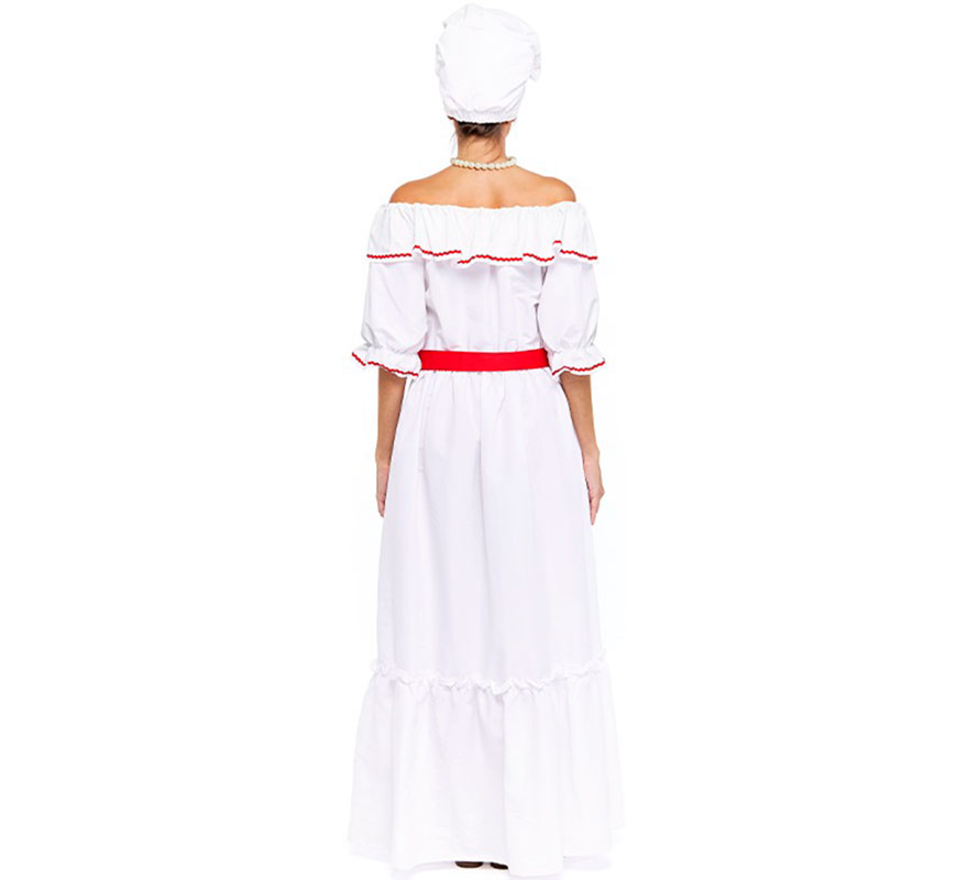 Disfraz de Cubana blanco para mujer