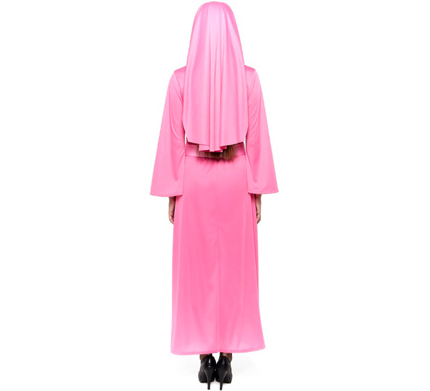 Disfraz de Monja rosa para mujer