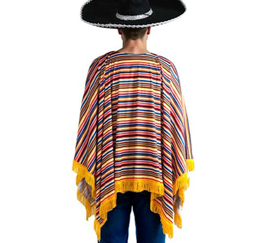 Disfraz o Poncho Mexicano para adultos