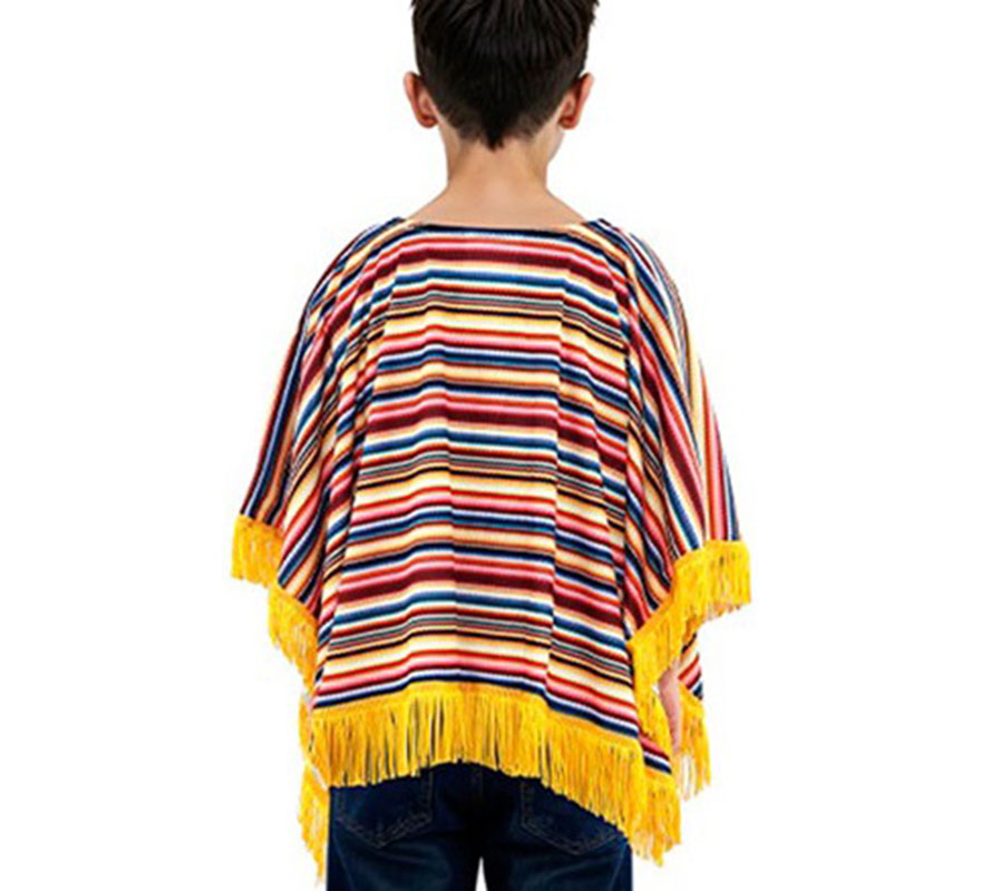 Disfraz o Poncho Mexicano para niños